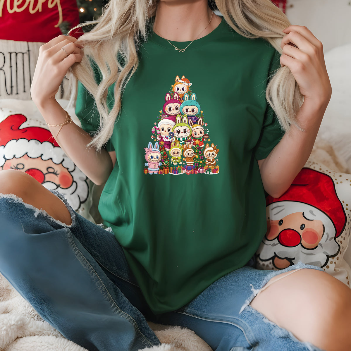 Labubu Christmas Tree DTF – Frisco Craft Studio