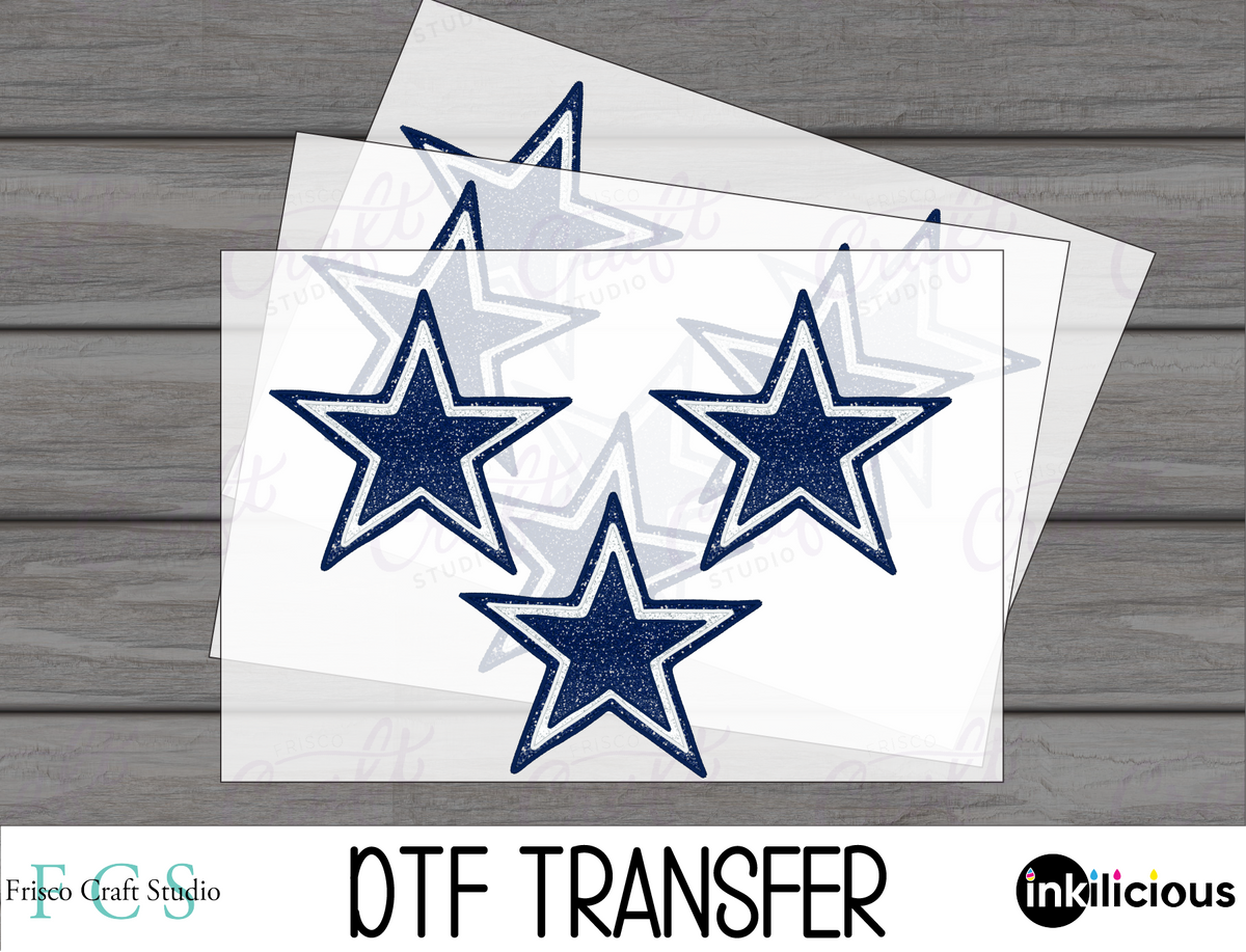 Dallas C Stars DTF – Frisco Craft Studio