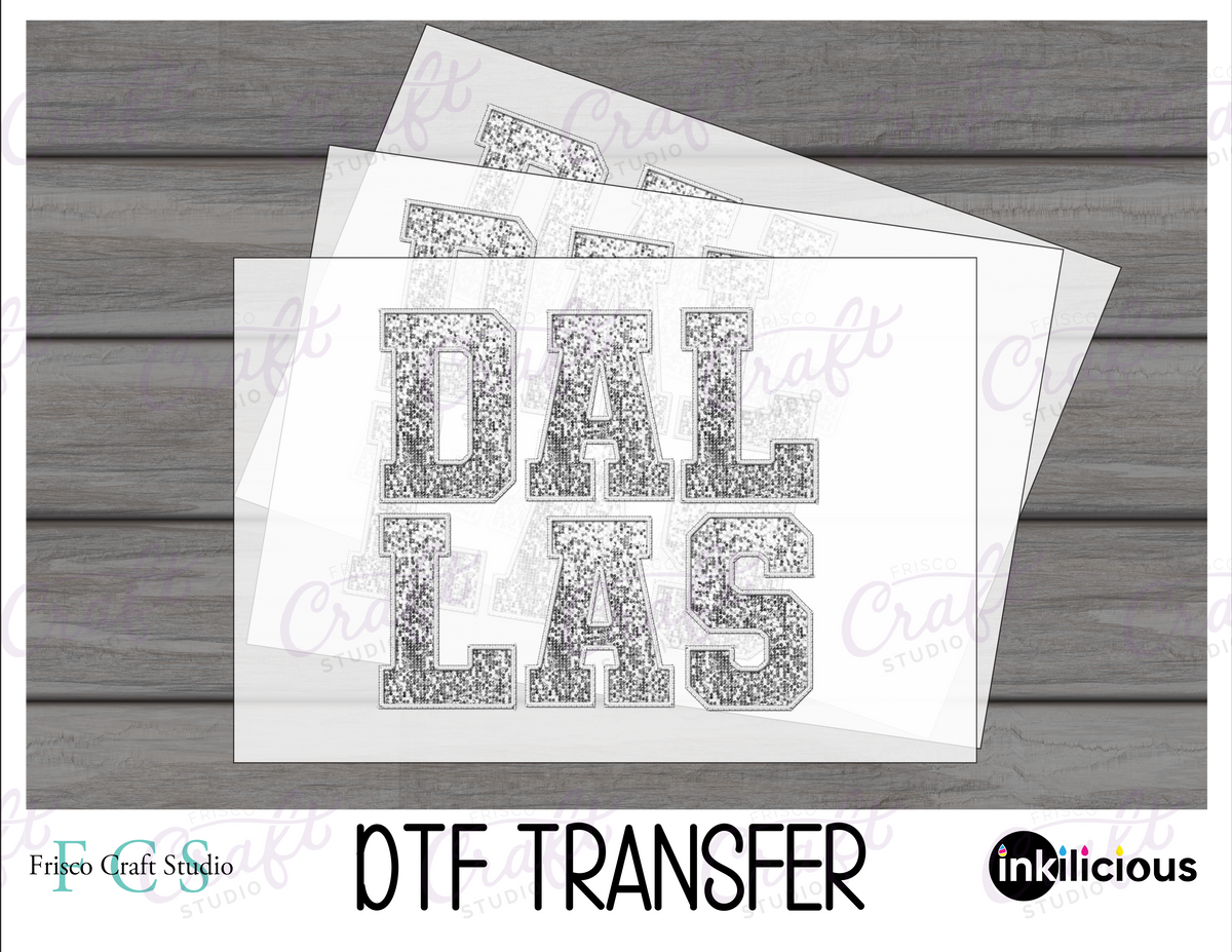 DALLAS- FAUX GLITTER – Frisco Craft Studio