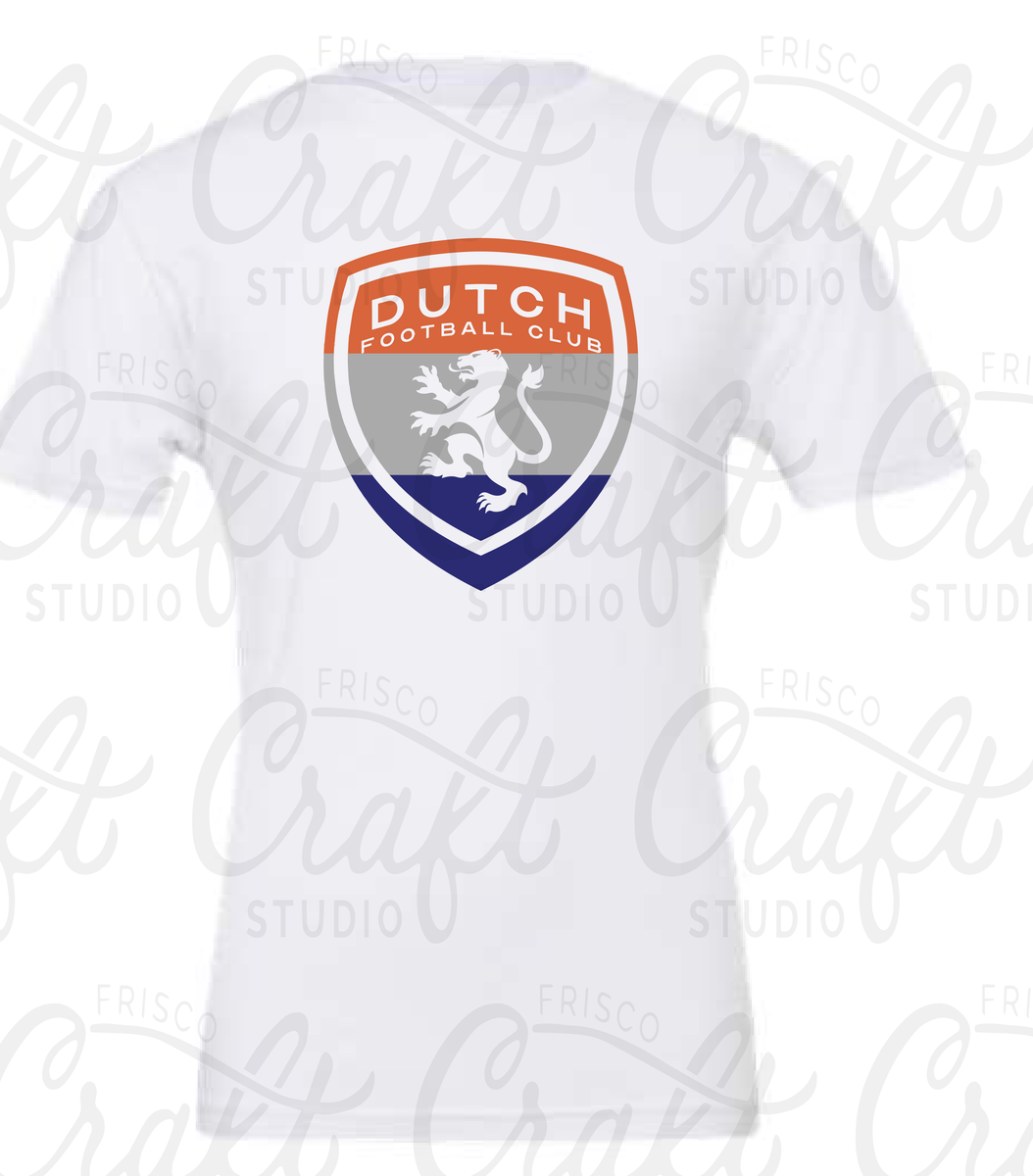Dutch FC Logo- Bella Cotton Tee – Frisco Craft Studio