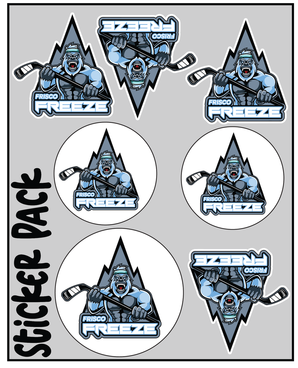 Frisco Freeze 5x7 Sticker Pack – Frisco Craft Studio
