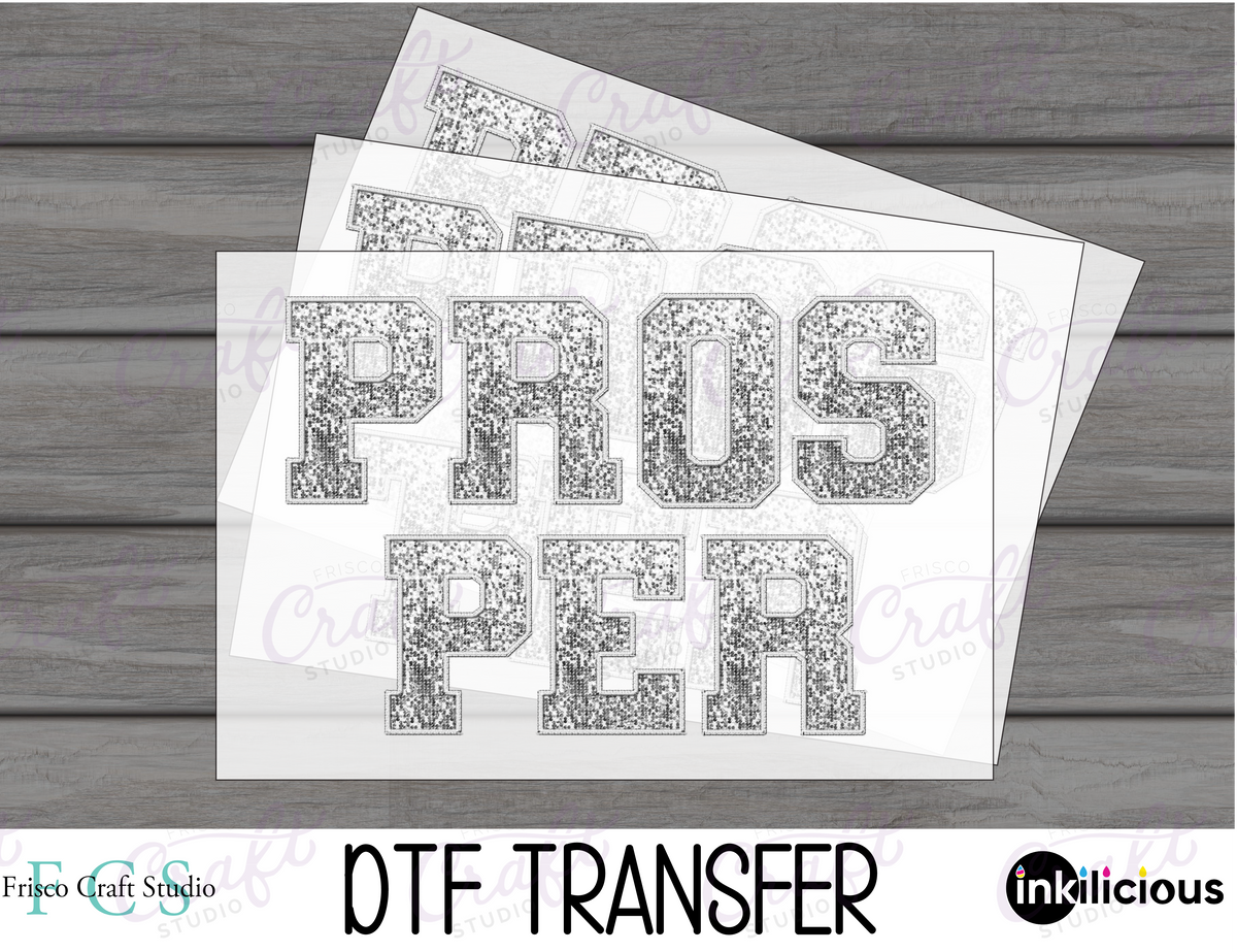 PROSPER- FAUX GLITTER – Frisco Craft Studio