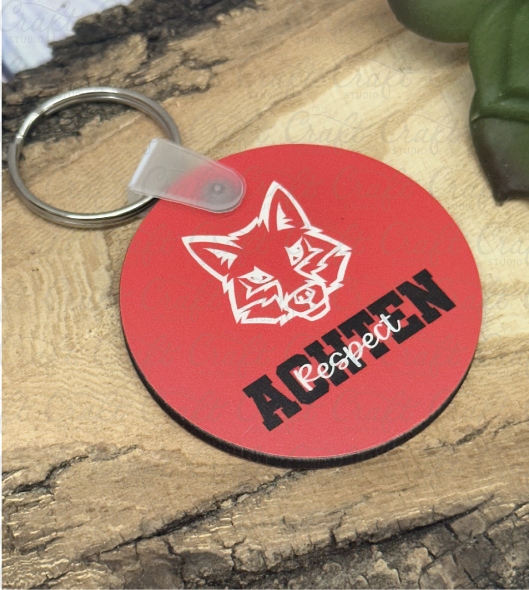 Red House Keychain- 2" – Frisco Craft Studio