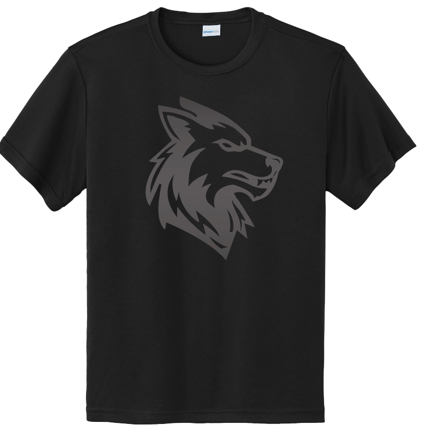 Lobo Mascot Monochromatic Dri Fit Material – Frisco Craft Studio